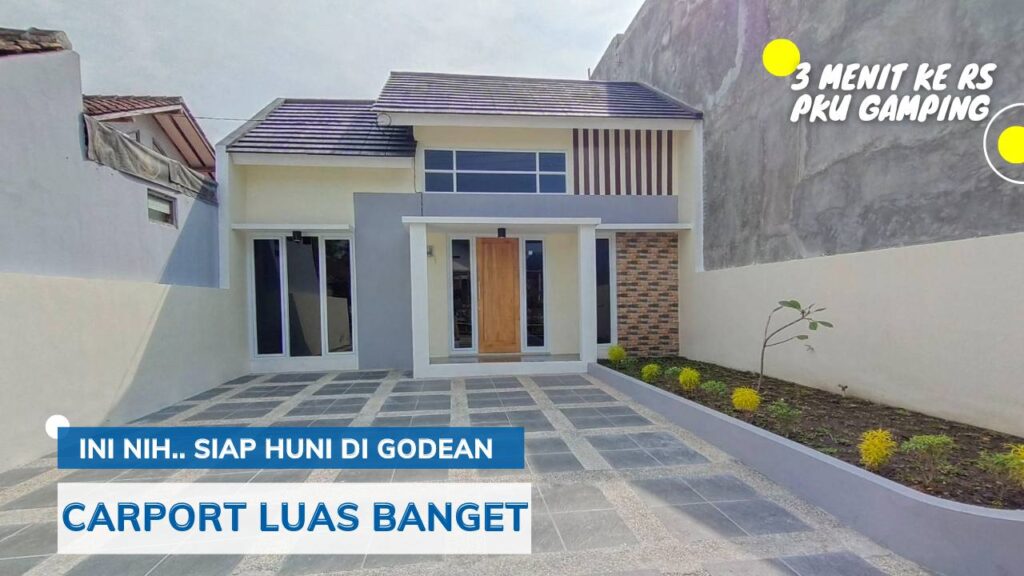 Rumah Jogja Modern Siap Huni Dekat PKU Gamping | 08999233188